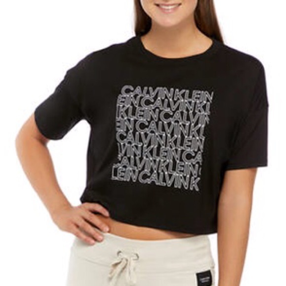 Calvin Klein | Tops | Ck Performanceframework Logo Meet And Greet ...